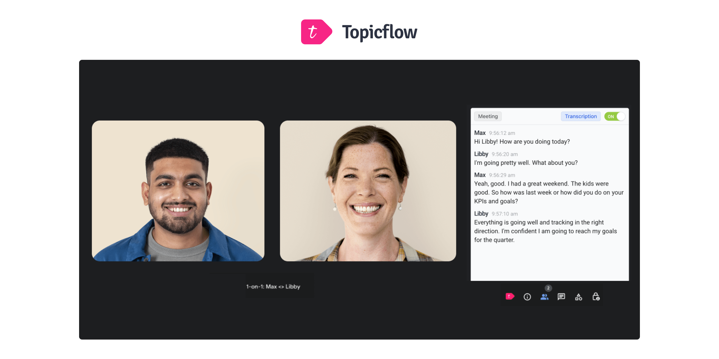 Google Meet Transcription and AI Summarization - Topicflow