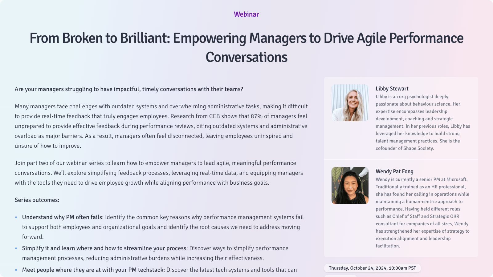 Webinar: From Broken to Brilliant: Empowering Managers to Drive Agile ...
